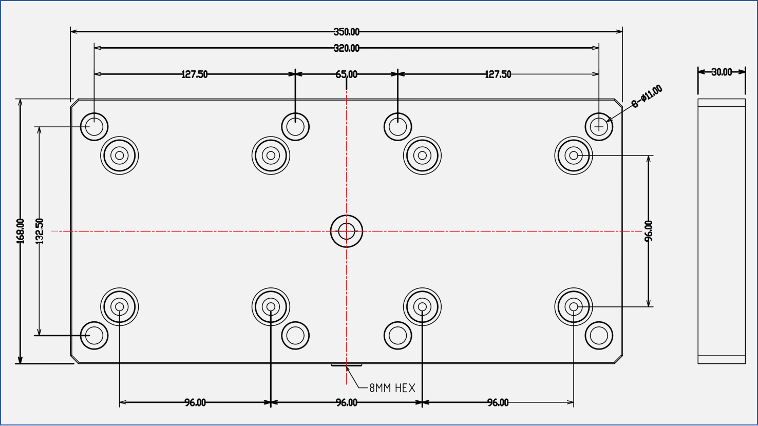 Affordable Multi position base plate from- SilverCNC
